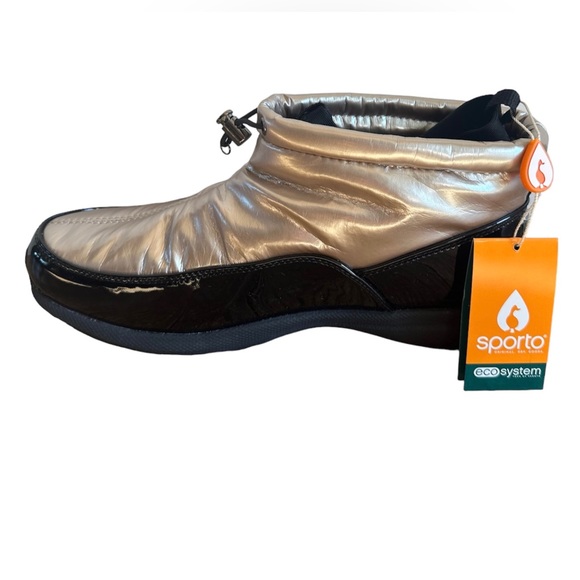 Sporto | Shoes | Metallic Black Tracy Sporto Waterproof Boots | Poshmark